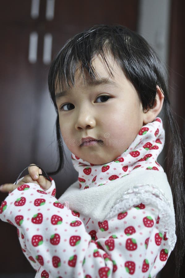 A lovely chinese baby stock image. Image of quiet, alone - 25119059