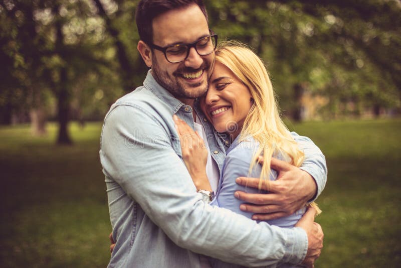 Lovely couple in hug. stock image. Image of female, lovely - 120099373
