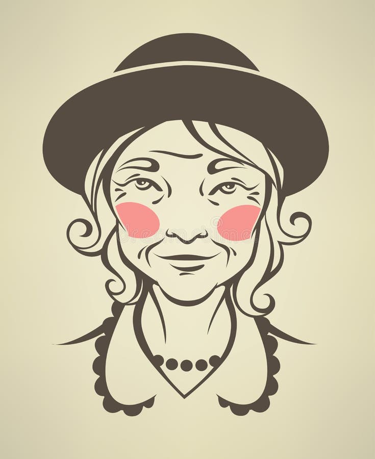 Lovely granny stock vector. Illustration of grandmother - 53984678