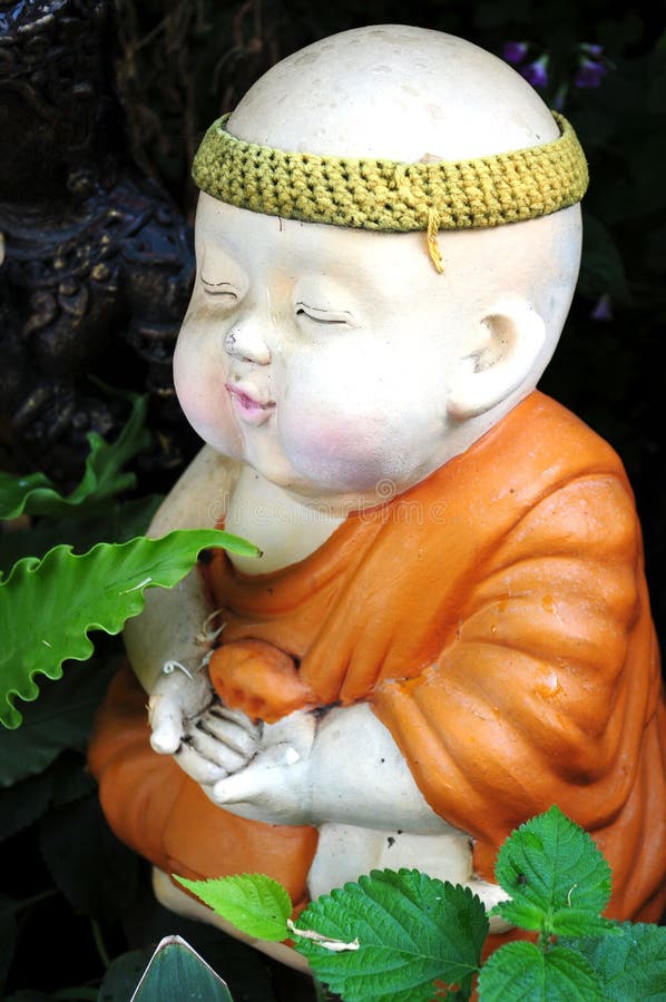 Lovely little monk stock image. Image of religion, monk - 31277523