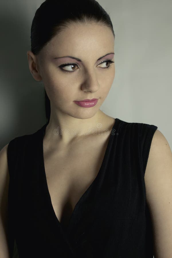 A lovely look stock photo. Image of deep, passionate - 24384930