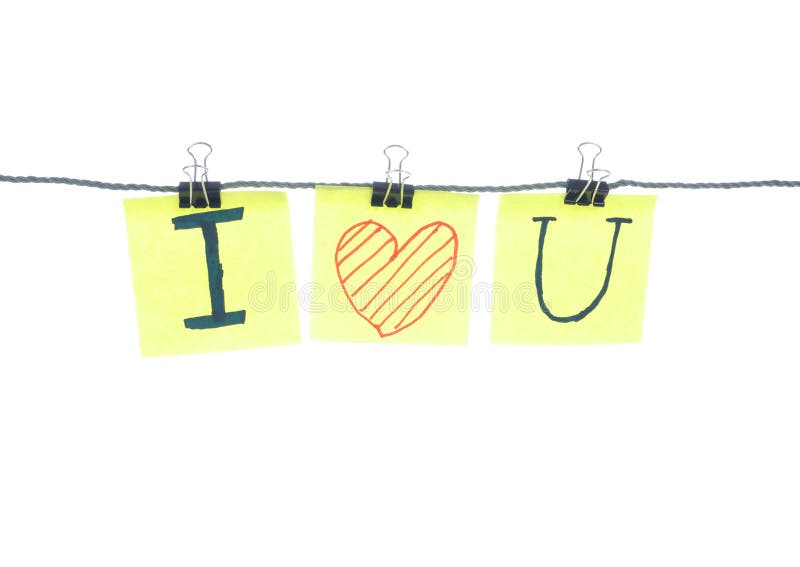 Lovely Message on Note Paper Stock Photo - Image of post, abstract ...