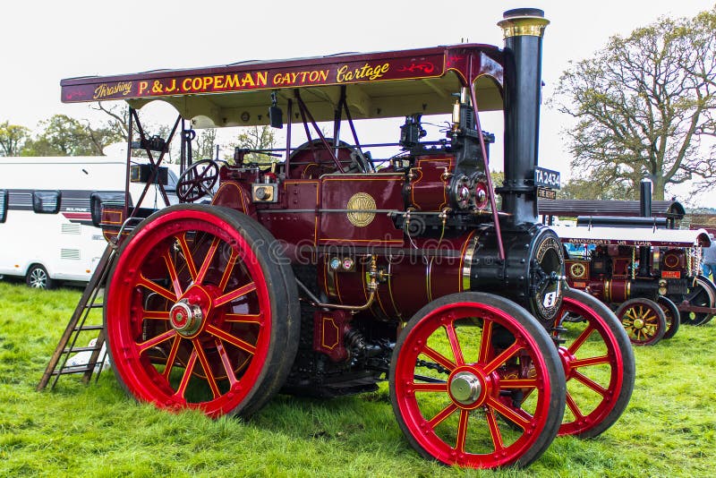 Lovely Old Traction Engine Still in Working Order. Editorial ...