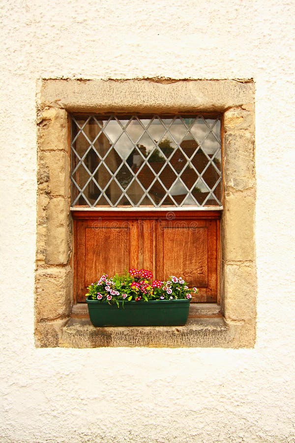 Lovely old window stock photo. Image of small, domestic - 20980590