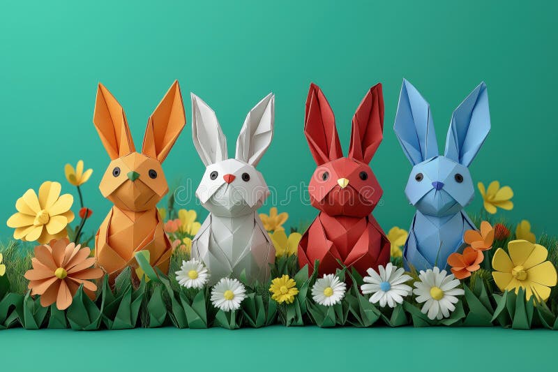 Lovely Origami Easter Decorations, Creative and Festive, Holiday Theme ...