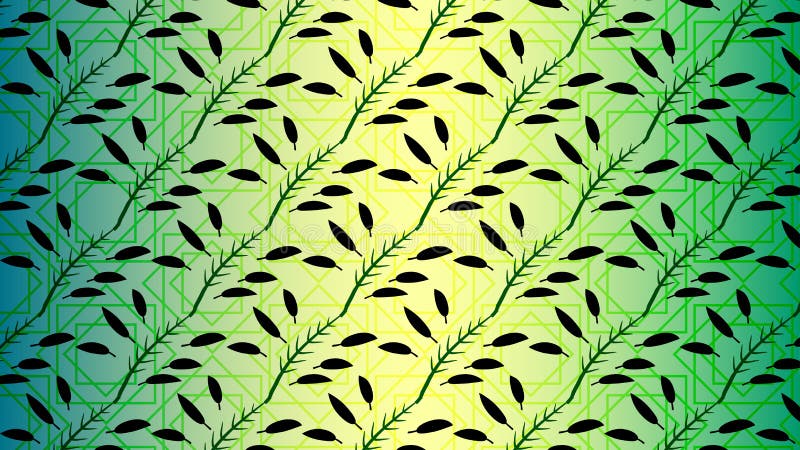 Lovely pattern of batik stock illustration. Illustration of leaf ...