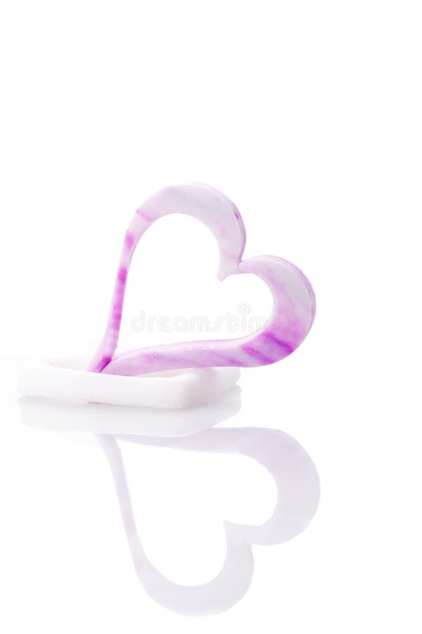 Pink heart of sugar stock photo. Image of sweets, valentines - 30205806