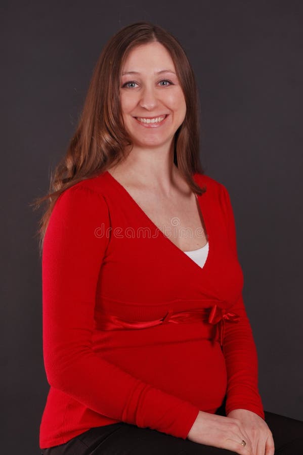 Lovely Pregnant Woman Stock Image Image Of Feelings 13710565
