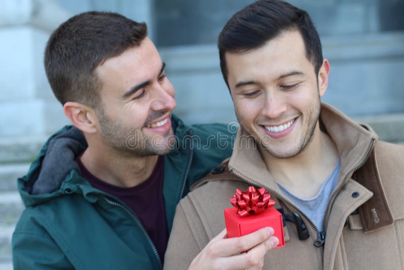 Lovely Same Sex Couple Sharing Affection Stock Image - Image of outdoor ...
