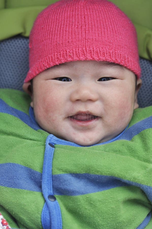 Lovely smiling baby stock image. Image of baby, chinese - 37895297