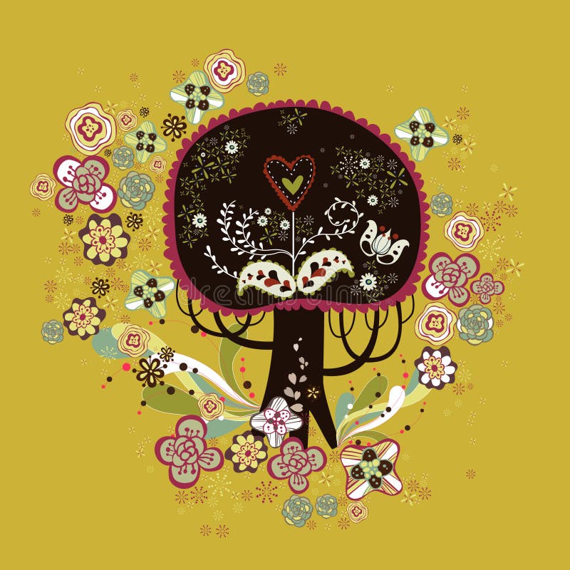 Lovely Tree Design Picture. Image: 9016357