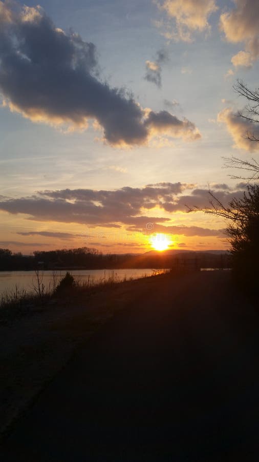 Lovely view on the river stock image. Image of tennessee - 162869815