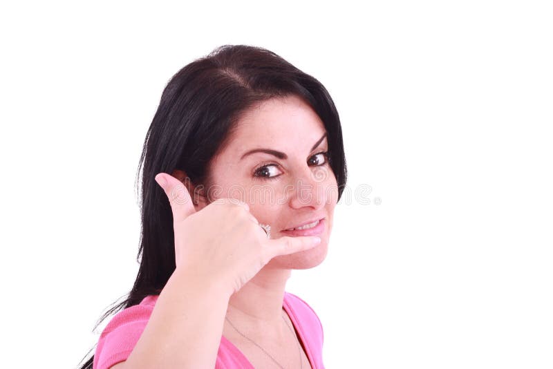 Woman making ok sign stock photo. Image of approval, hand - 19453532