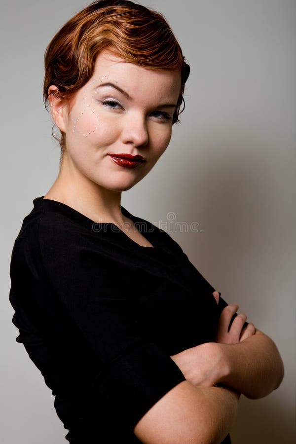 Lovely Young Woman with Dollar Sign on Face Stock Image - Image of head ...