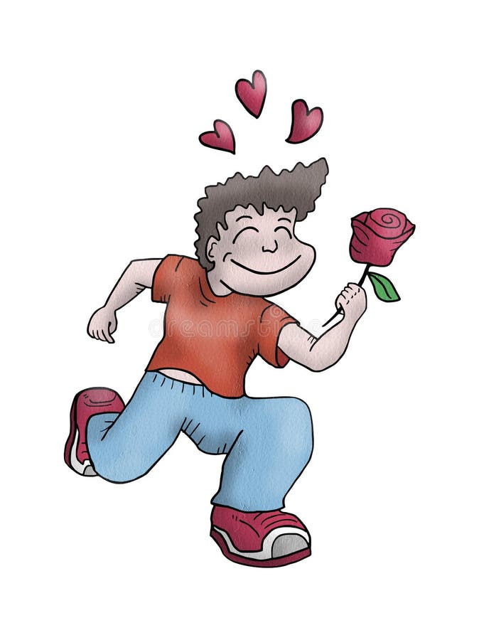Lover boy stock illustration. Illustration of naive - 102972751