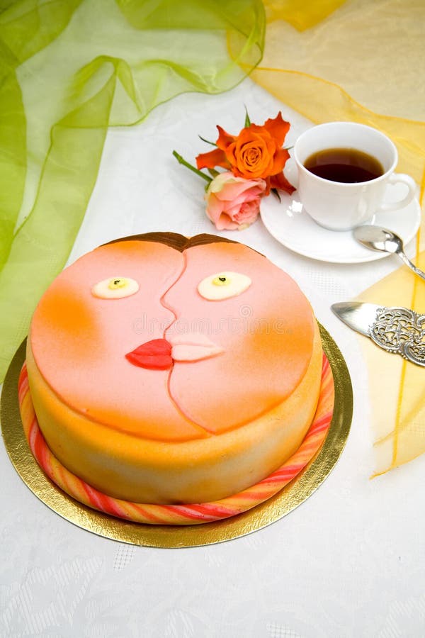 Lover s cake stock image. Image of piece, relationship - 5010503
