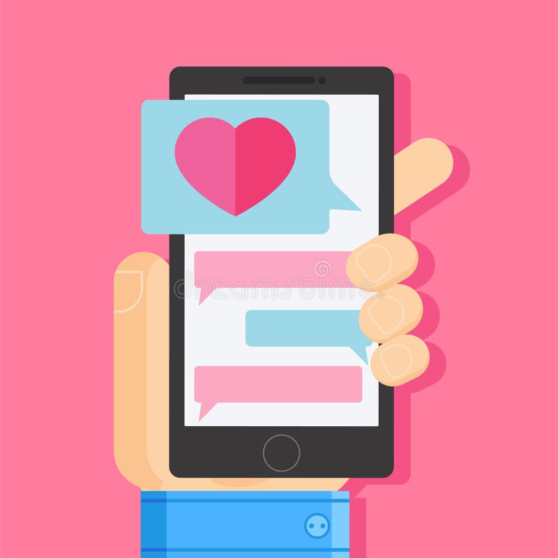 Texting hand stock illustration. Illustration of lifestyle - 485927