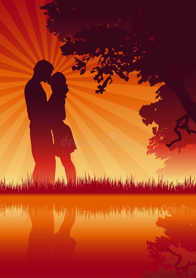 Lovers stock vector. Illustration of family, enjoying - 22636495