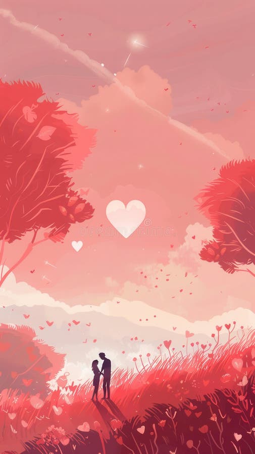 A Lovers Day. Romantic and Serene Concept Stock Photo - Image of ...