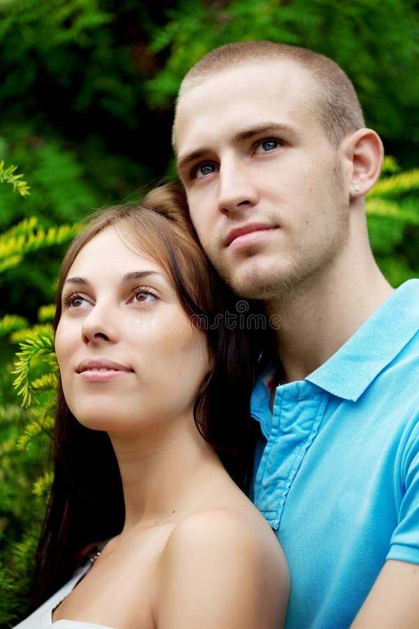 Lovers in the Park on a Date Stock Photo - Image of date, flirtation ...