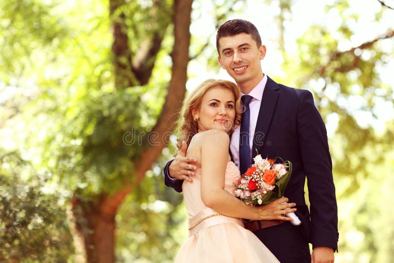 Lovers in park stock image. Image of beautiful, park - 39834535