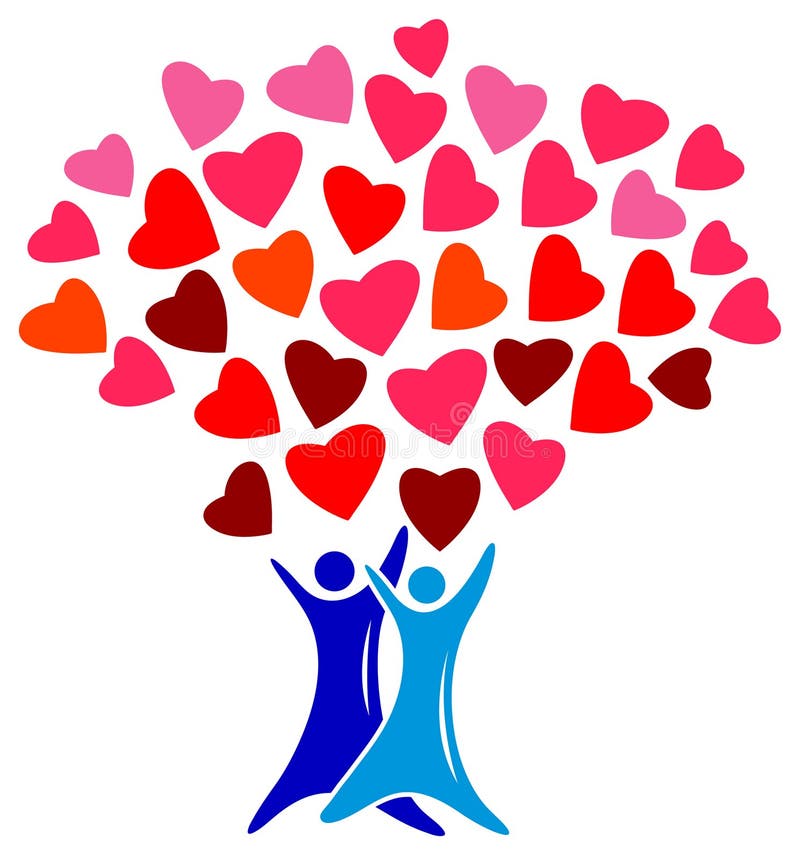 Lovers J stock vector. Illustration of silhouettes, romanticist - 1806990