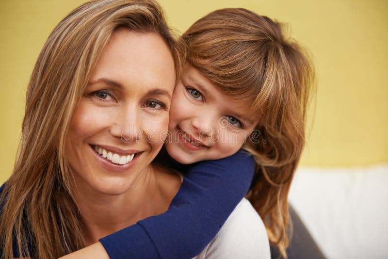 She Loves Her Mommy So Much Portrait Of A Loving Mother And Daughter