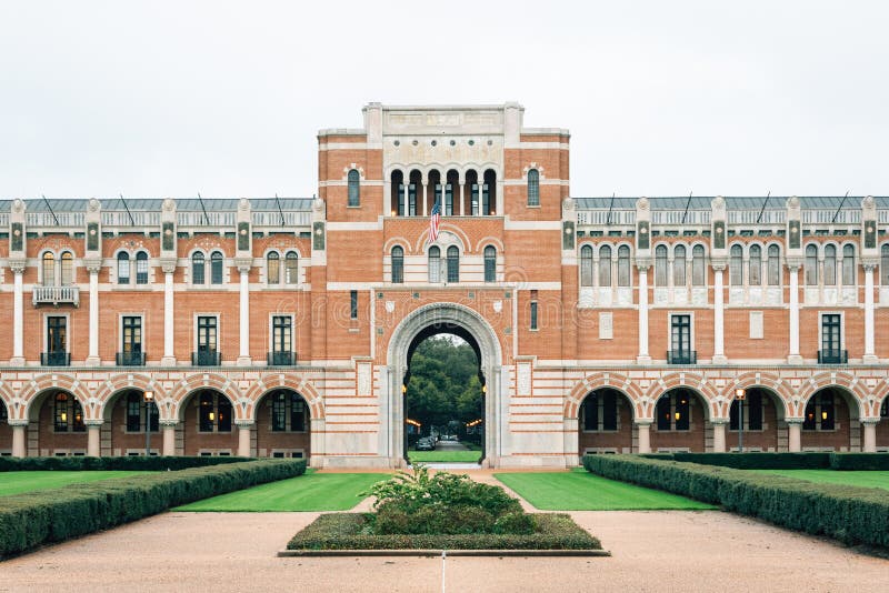 Lovett Hall, at Rice University in Houston, Texas Stock Photo - Image ...