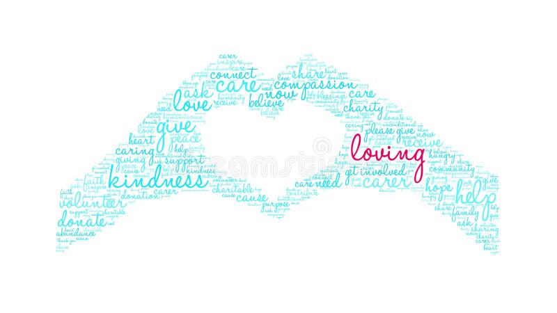 Loving Animated Word Cloud stock video. Video of share - 178961505