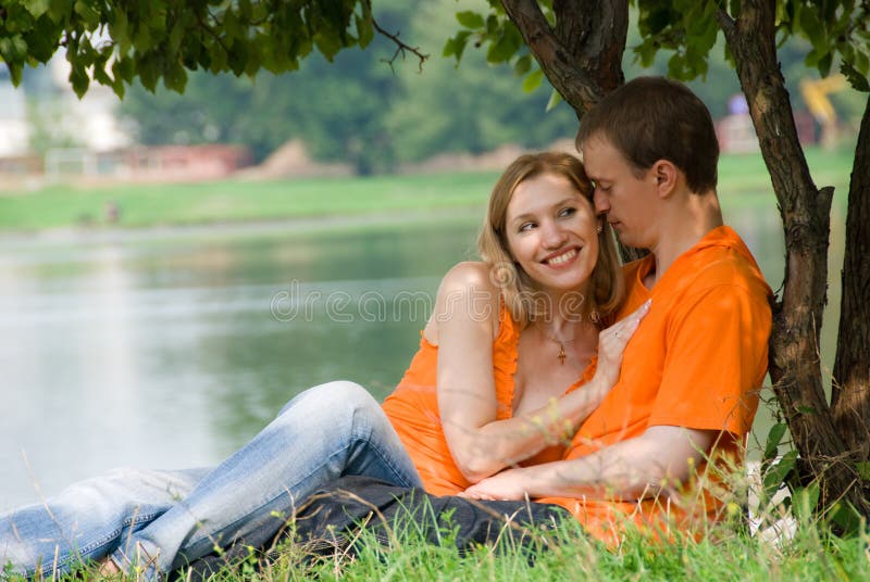 Loving couple stock image. Image of adult, female, outdoors - 6378145