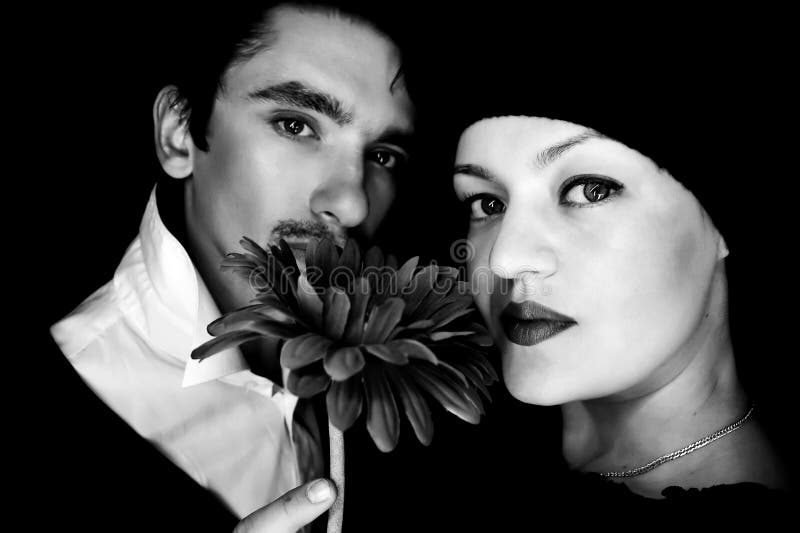 Couple with mohawk 1 stock photo. Image of looking, sensual - 30640454