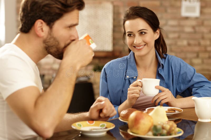 Breakfast together stock image. Image of furniture, delicious - 11475897