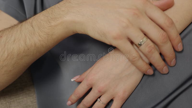 Loving Couple Holding Hands, Showing Affection and Commitment Stock Video - Video of family ...