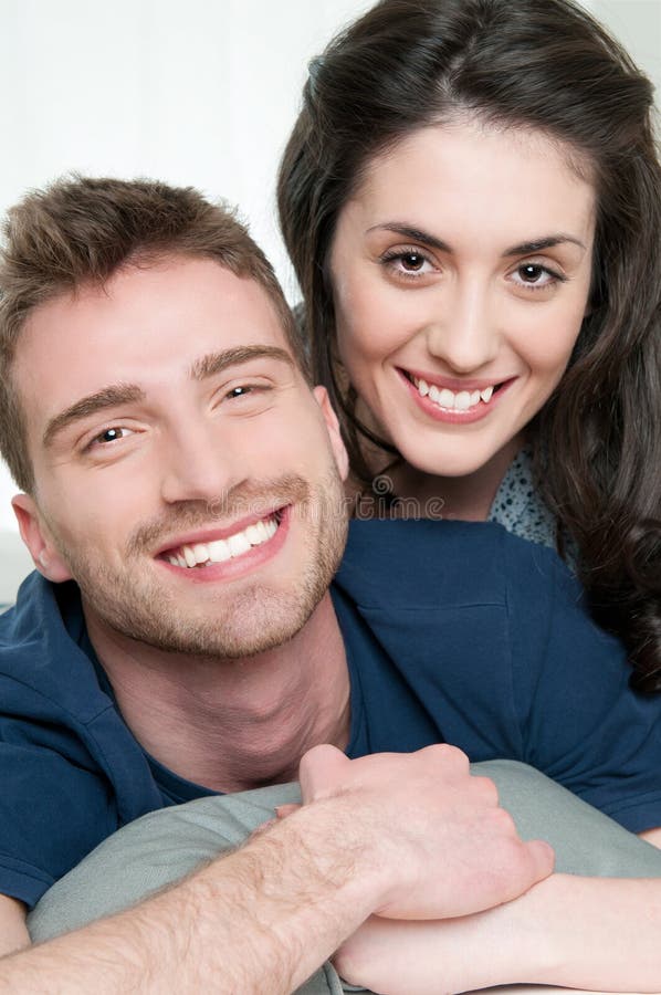 Loving couple at spa pool stock photo. Image of body - 25764600