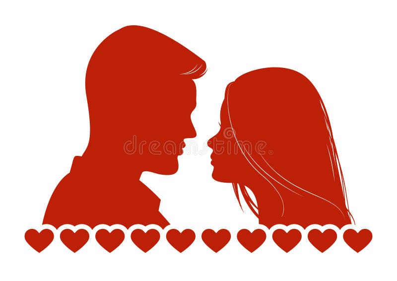 Loving Couple Stock Vector Illustration Of Partners 61652355