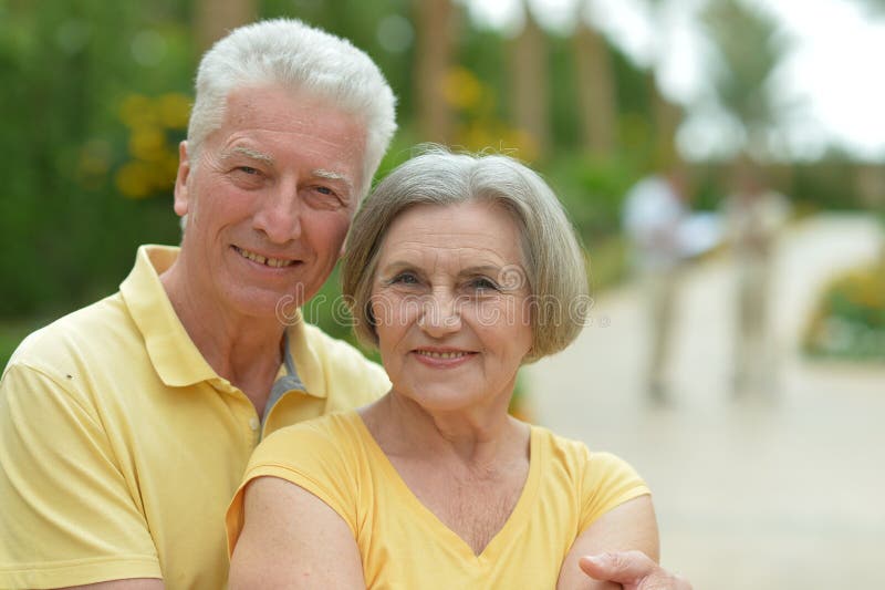 Loving elder couple stock photo. Image of elder, closeness - 40159382