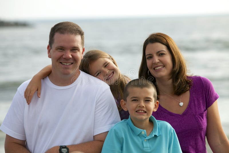 Loving family stock photo. Image of female, adult, four - 19134838