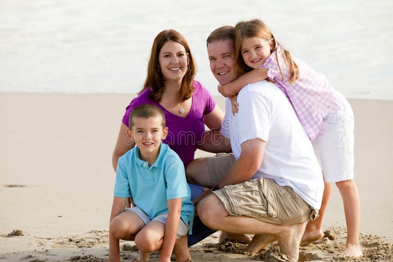 Loving family stock photo. Image of female, adult, four - 19134838