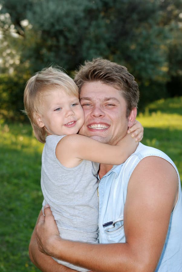 The loving father stock photo. Image of father, affectionate - 6018266
