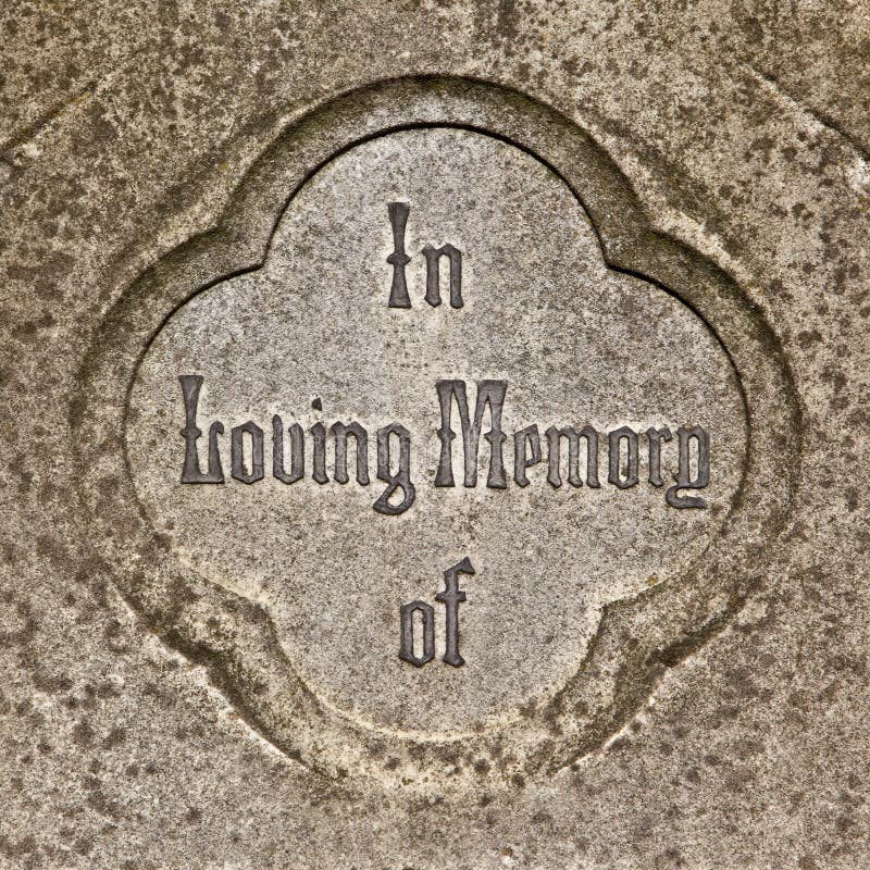 In Loving Memory stock photo. Image of heaven, memorial - 21025830