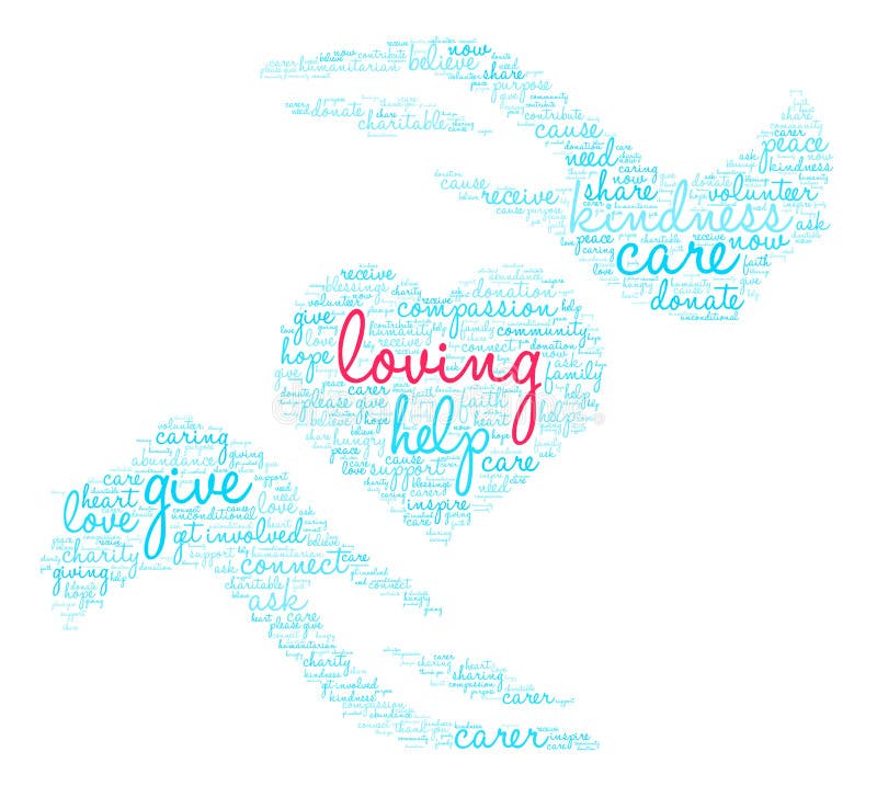 Loving Word Cloud stock illustration. Illustration of love - 98250149