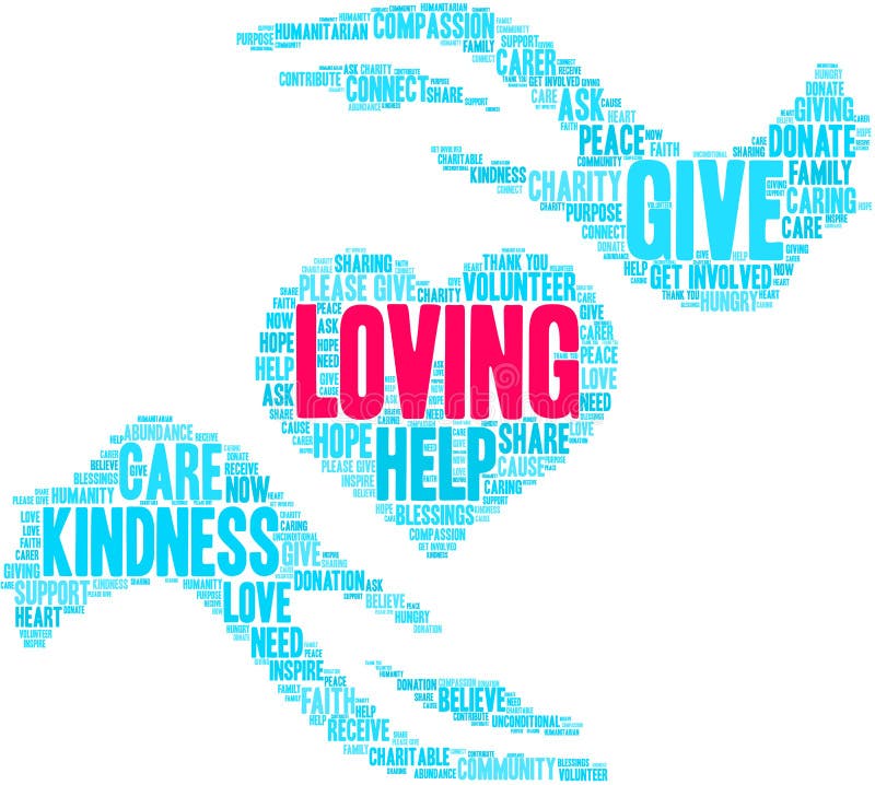 Loving Word Cloud stock illustration. Illustration of love - 98250149