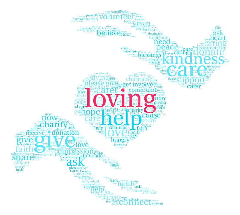 Loving Word Cloud stock vector. Illustration of connect - 99074794