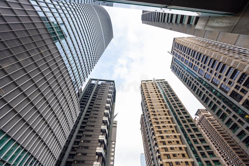 Low angle business tower stock photo. Image of taiwan - 265885114
