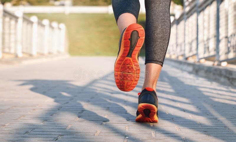 Low Angle of Female Foots on Bridge Stock Photo - Image of lifestyle ...