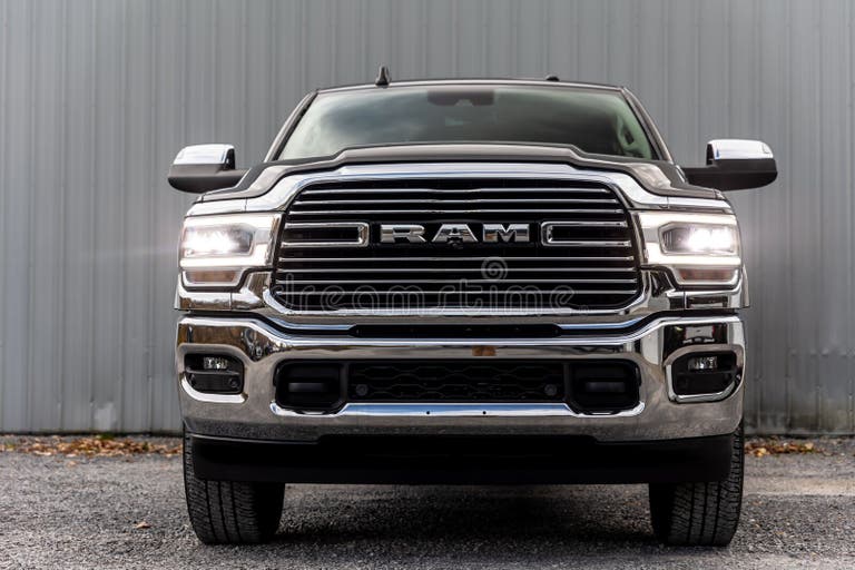 Low Angle Front View of a RAM 2500 Pickup Truck Editorial Image - Image ...