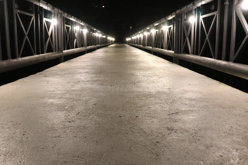 A Lighted Bridge on Singapore River Stock Image - Image of light ...