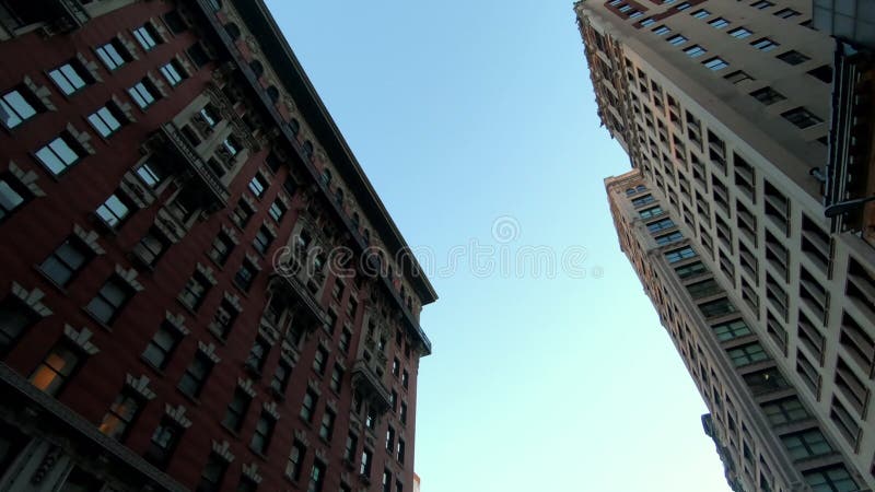 Low Angle of New York City Buildings. Stock Video - Video of york ...