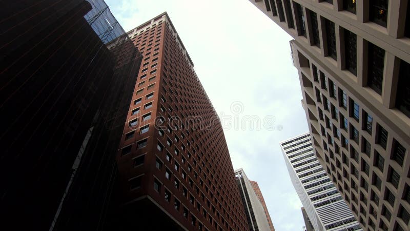 Low Angle of New York City Buildings. Stock Video - Video of york ...