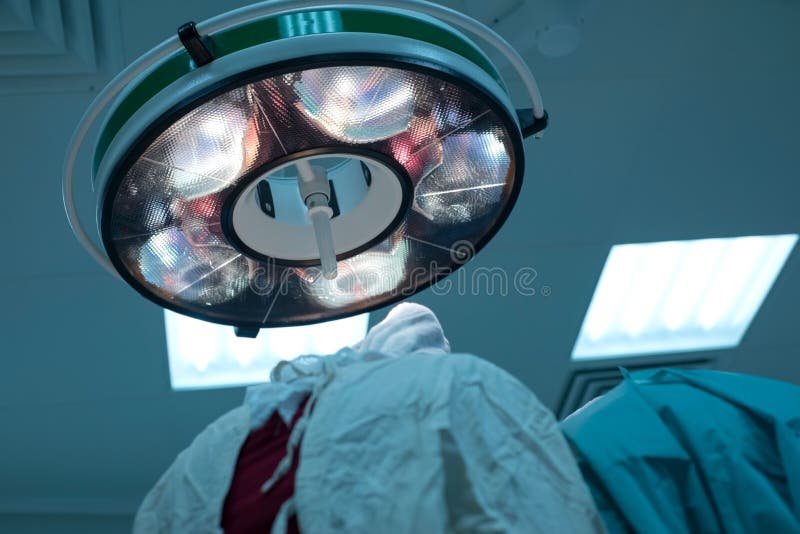 Low Angle, Pediatric Surgeons Perform Surgery in a Sterile Operating ...